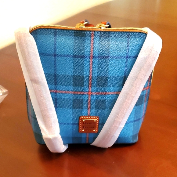 Dooney & Bourke | Bags | Dooney Bourke Blue Plaid Womens Bag | Poshmark